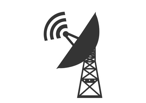 Radar Satellite Dish Vector Icon 33323762 Vector Art At Vecteezy