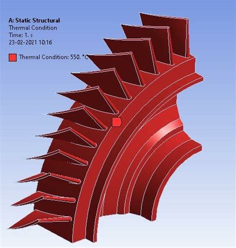 Temperature Constraint Applied For The Compressor Blade Download Scientific Diagram