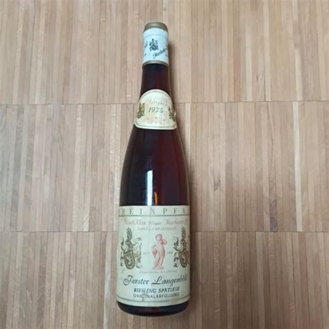 RIESLING SPÄTLESE 1975 Rarität Jahrgangswein zum Geburtstag EUR 55 00