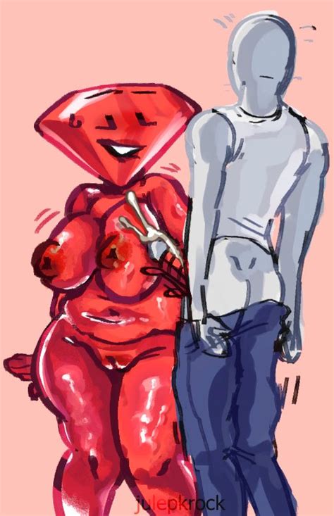 Rule 34 Anon Battle For Dream Island Bfb Bfdi Big Ass Big Breasts Big Thighs Biting Lip