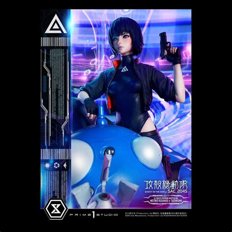 14 Quarter Scale Statue Motoko Kusanagi And Tachikoma Bonus Version