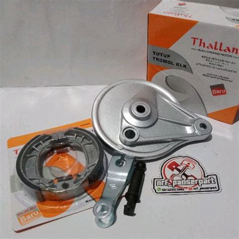 Jual TUTUP TROMOL BELAKANG ASTREA GRAND PRIMA SUPRA X PANEL REM TROMOL BELAKANG SET KAMPAS REM