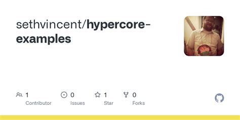 GitHub Sethvincent Hypercore Examples
