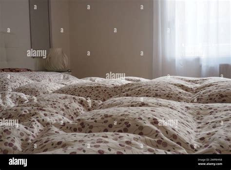 Double Bridal Bed With Pillows And Thick Feather Duvet Bedroom Design