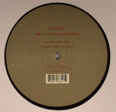 Buy Kuniyuki Sona Diabate Afric Universe Vinyl Sound Shelter