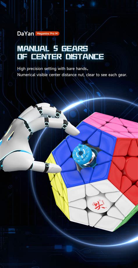 Buy Dayan Megaminx Pro M Magnetic Speedcube Online Cube Lelo