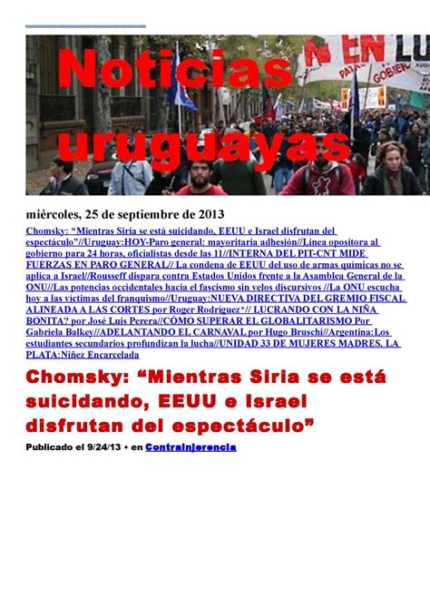 Calaméo Noticias Uruguayas miércoles de setiembre del