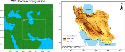 Two Nested Domains Of The Weather And Research Forecasting Wrf Model