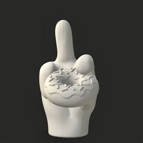Free Stl File Simpson Donut Hand ・3d Printable Model To Download・cults