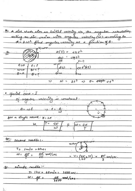 SOLUTION Circular Motion Notes With Examples Iit Physics Studypool