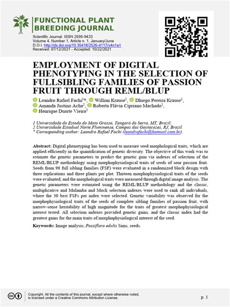 artigo 04 emprego da fenotipagem digital na seleÇÃo de famÍlias