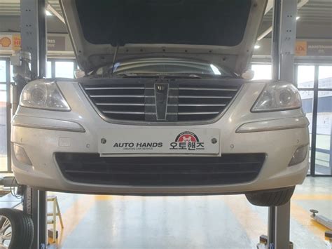 현대 제네시스 Bh 에어서스펜션 차고 조정 불가 에어솔레노이드 밸브 교체 작업 수원화성오산 오토핸즈 네이버 블로그