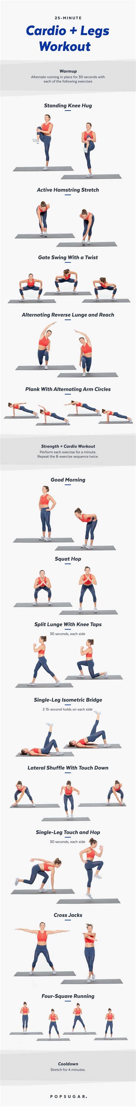 No Run Cardio Printable Cardio Workouts Popsugar Fitness Photo 5