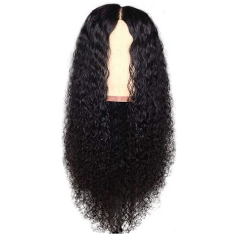 Wig Curly Female Big Wave Black Water Ripple Long Curly Hair High