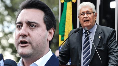 Ipec Ratinho Jr seria reeleito no 1º turno no PR Requião fica em 2º