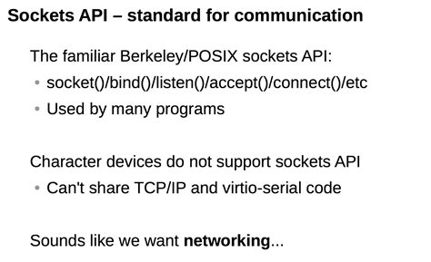 notes about vsock l