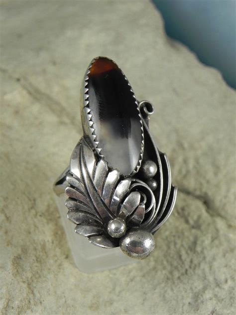 Native American Agate Ring By Hollywoodrings On Etsy 15000 Agate
