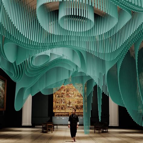 Sou Fujimoto Creates Undulating Virtual Installation In London