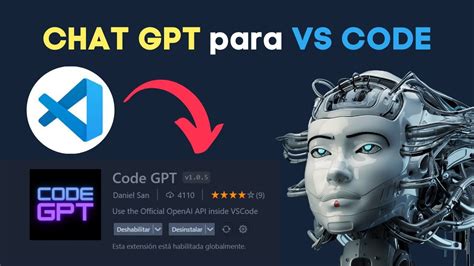 Extensión CHAT GPT para VS CODE 2023 YouTube