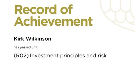 Kirk Wilkinson Dippfs On Linkedin Very Pleased To Have Passed R02 Thanks To Expert Pensions