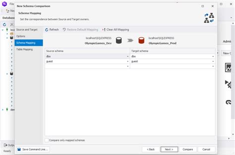 Check If Database Exists In Sql Server Using Schema Compare
