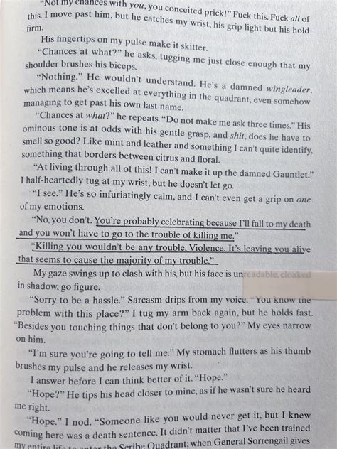 Fourth Wing Rebecca Yarros Wings Book Romance Books Quotes