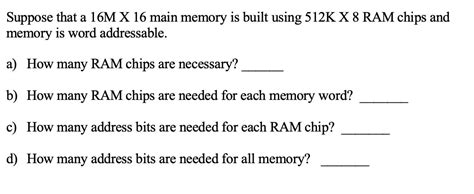 [solved] suppose that a 16m x 16 main memory is bu solutioninn