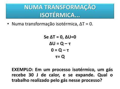PPT Energia Interna de um Gás e Primeiro Princípio da Termodinâmica