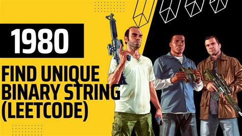 Find Unique Binary String Leetcode 1980 Backtracking