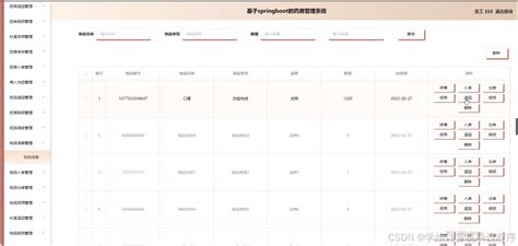 计算机毕业设计springboot的药房管理系统 医药库存与调配管理平台 药品仓储及调配系统医药管理系统毕业设计 出入库管理 Csdn博客