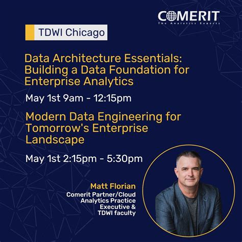 comerit on linkedin dataenthusiasts tdwichicago dataarchitecture
