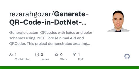 GitHub Rezarahgozar Generate QR Code In DotNet Core8 Generate Custom