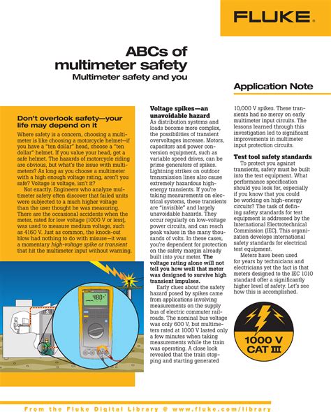 Fluke 289 Application Note