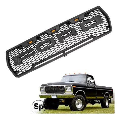 Parrilla Tipo Raptor Ford Lobo F150 1979 Con Led Meses Sin Intereses