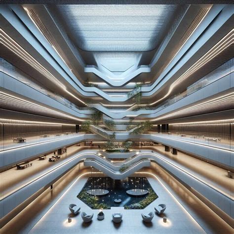 Sculptural Modern Residence Featuring Dynamic Architectural Forms Premium Ai Generated Image