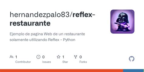 Github Hernandezpalo Reflex Restaurante Ejemplo De Pagina Web De Un Restaurante Solamente