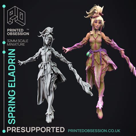 3d File Eladrin Spring Faywild Vs Shadowfell 2 Presupported