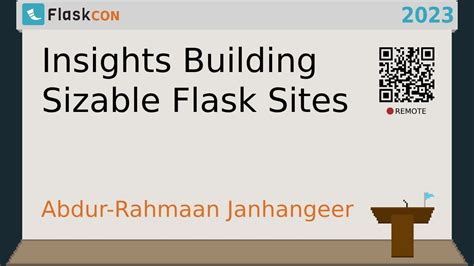Insights Building Sizable Flask Sites Abdur Rahmaan Janhangeer Youtube