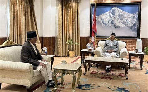 राष्ट्रपति भेट्न शीतल निवास पुगे प्रचण्ड सेतोपाटी संवाददाता Setopati