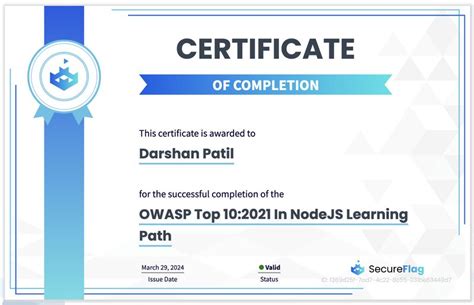Darshan Patil On Linkedin Securecodingtraining Nodejs Owasp