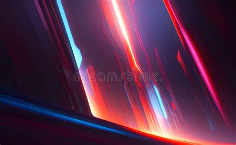 Vibrant Swirls And Geometric Patterns On Purple Abstract Background Generative Ai Stock