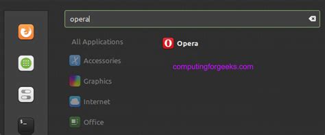 Install Opera Web Browser On Ubuntu 22 04 20 04 ComputingForGeeks