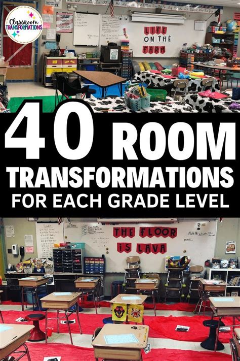 40 Room Transformations For Each Grade Level Classroom Transformation