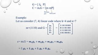 Linear Block Coding PPT