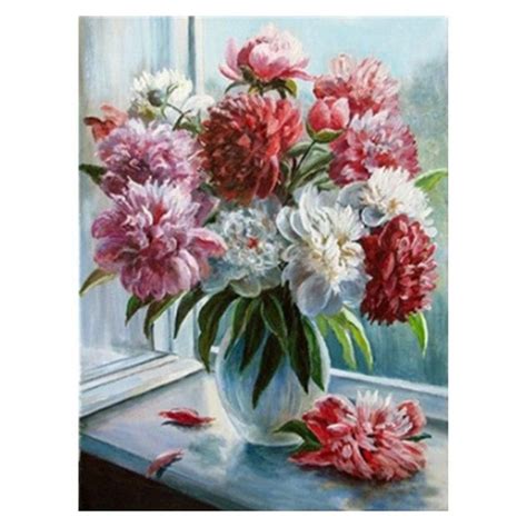 Oh M N515b57f82 명화 유화그리기 A 266 창가의 꽃 화병 40x50 홈플러스 택배배송