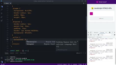 Javascript Html5 Apis 004 Active States With Drag Enter And Leave