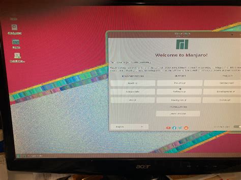 Usb Boot Menu Options For Refresh Rate Graphics And Display Manjaro
