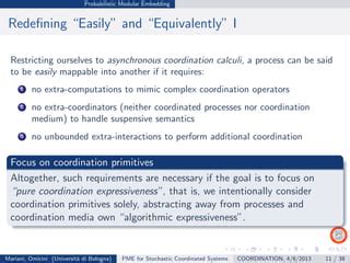 Probabilistic Modular Embedding For Stochastic Coordinated Systems Ppt