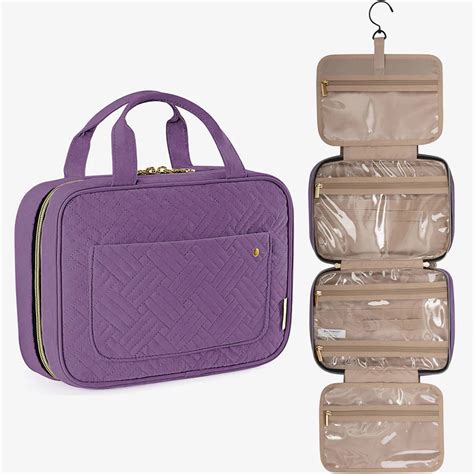 Bagsmart Large Traveling Toiletry Bag With Hanging Hook Water