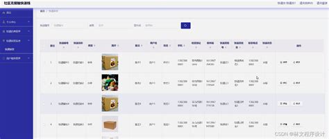 Javaphpnodejspython社区无接触快递栈【2024年毕设】 Csdn博客